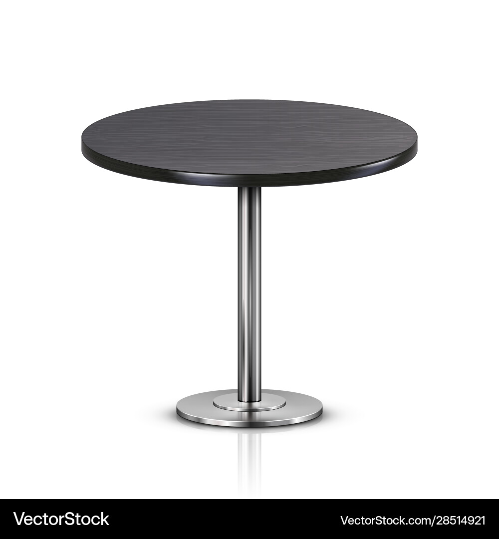 Round table Royalty Free Vector Image - VectorStock