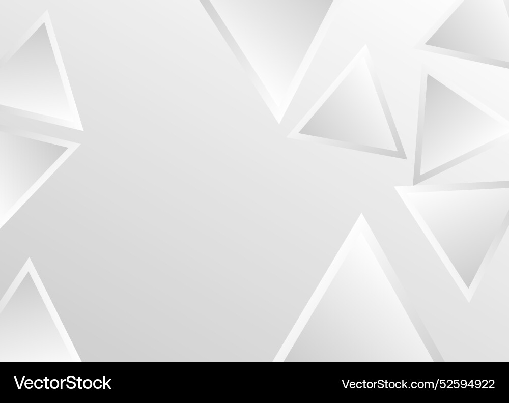 Geometric abstract gray background design Vector Image