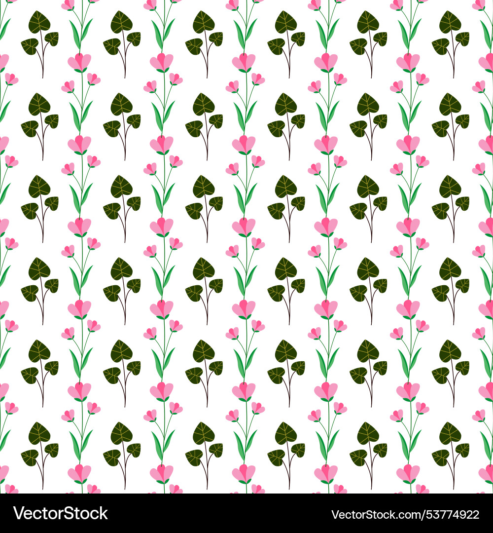 Tiny spring feelings seamless pattern design Vector Image
