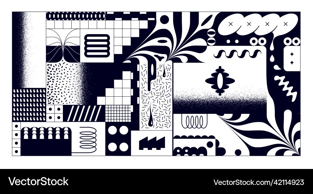 Abstract Memphis Geometry Royalty Free Vector Image