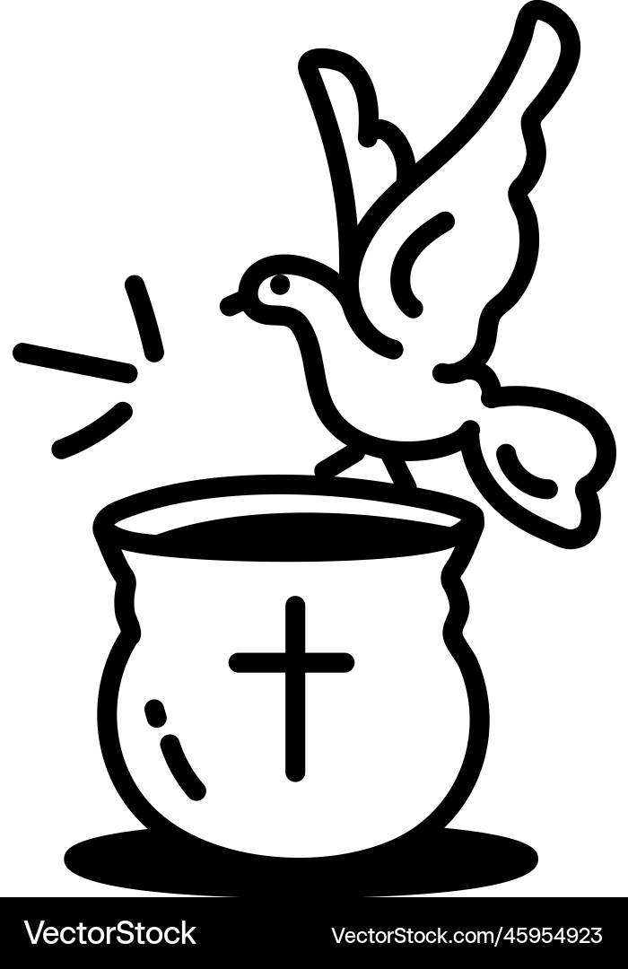 Baptism Royalty Free Vector Image - VectorStock