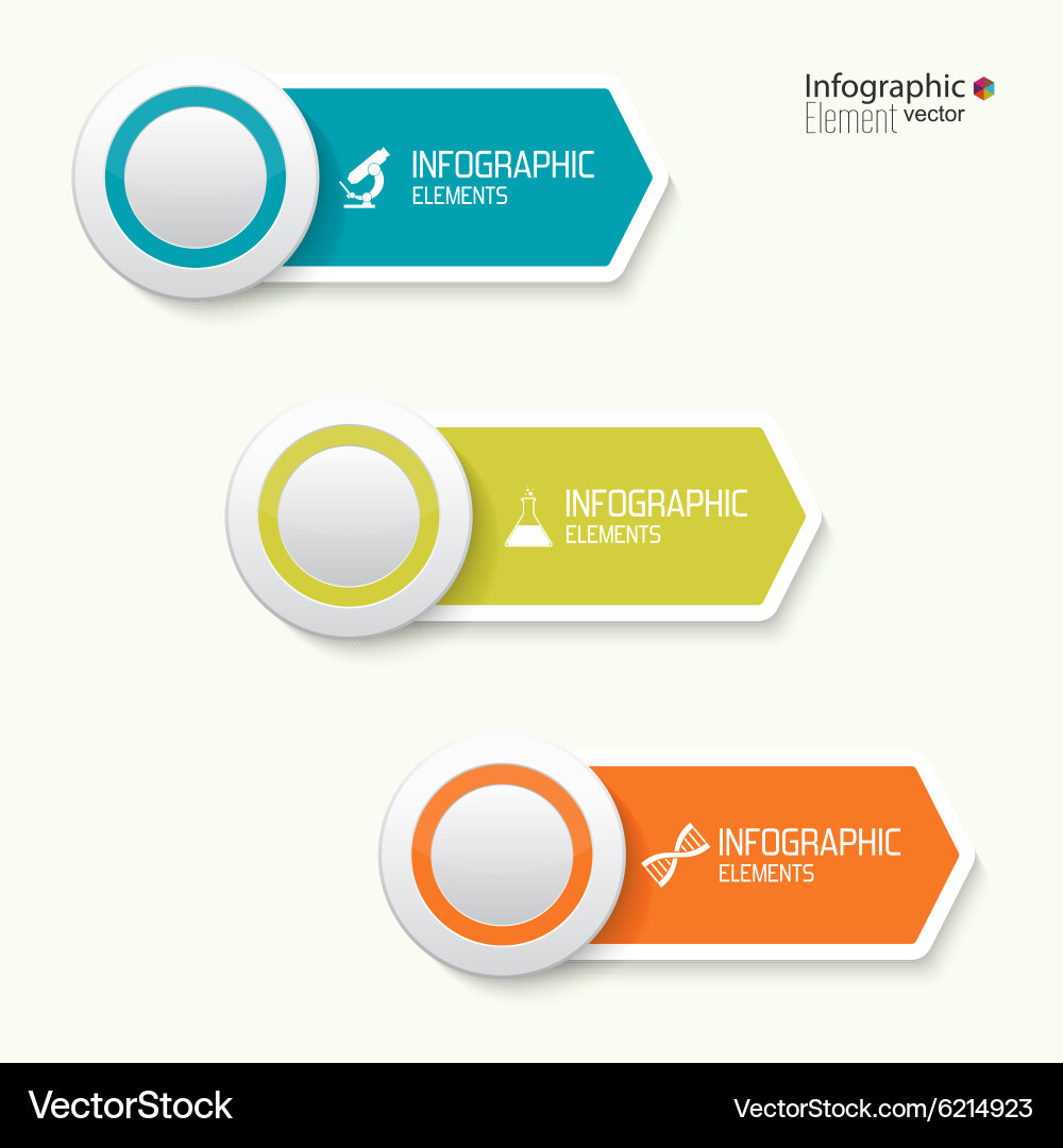 Comparative chart with templates for presentation Vector Image
