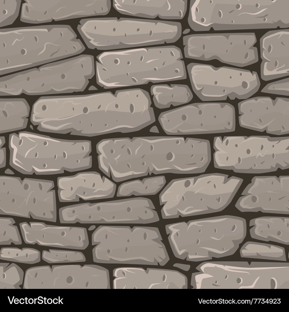 Seamless cartoon stone texture Royalty Free Vector Image