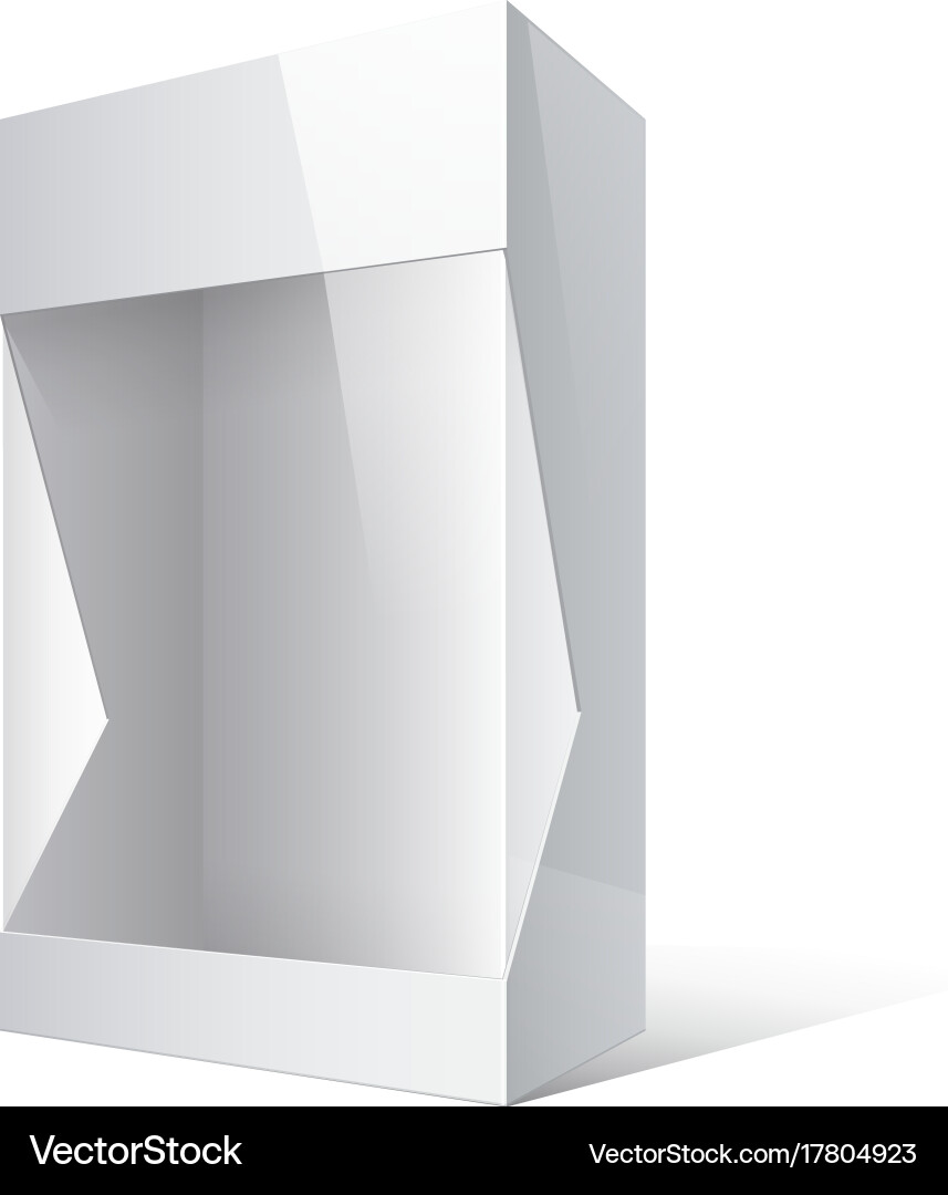 White Package Box - Product Packaging Royalty Free Vector