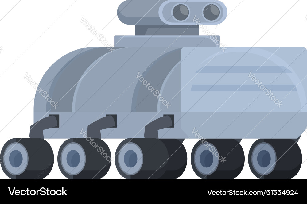 Cartoon space rover Royalty Free Vector Image - VectorStock