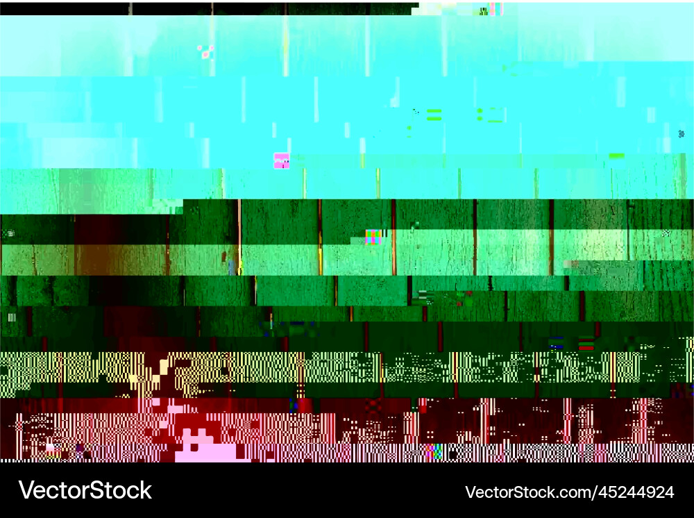 Glitched background Royalty Free Vector Image - VectorStock