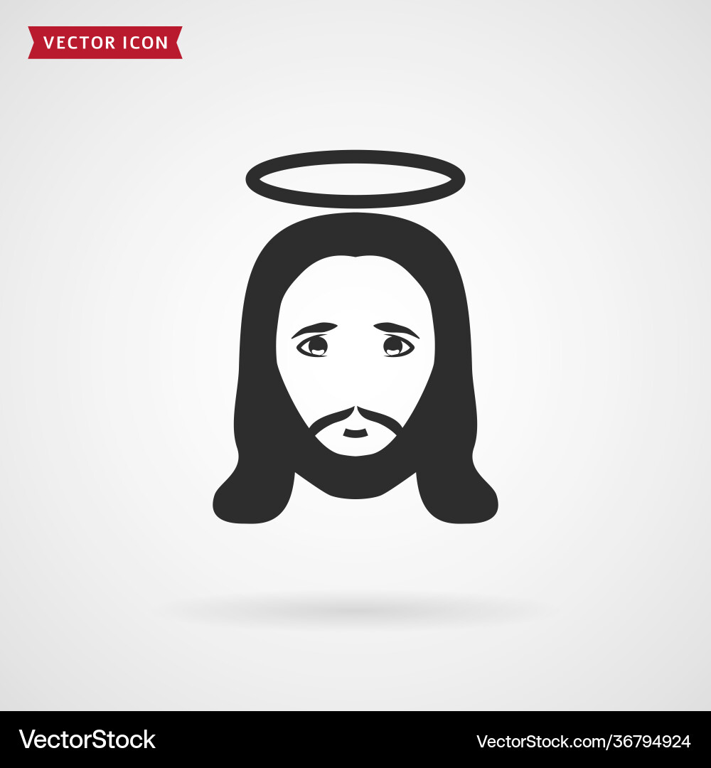 Jesus christ icon Royalty Free Vector Image - VectorStock