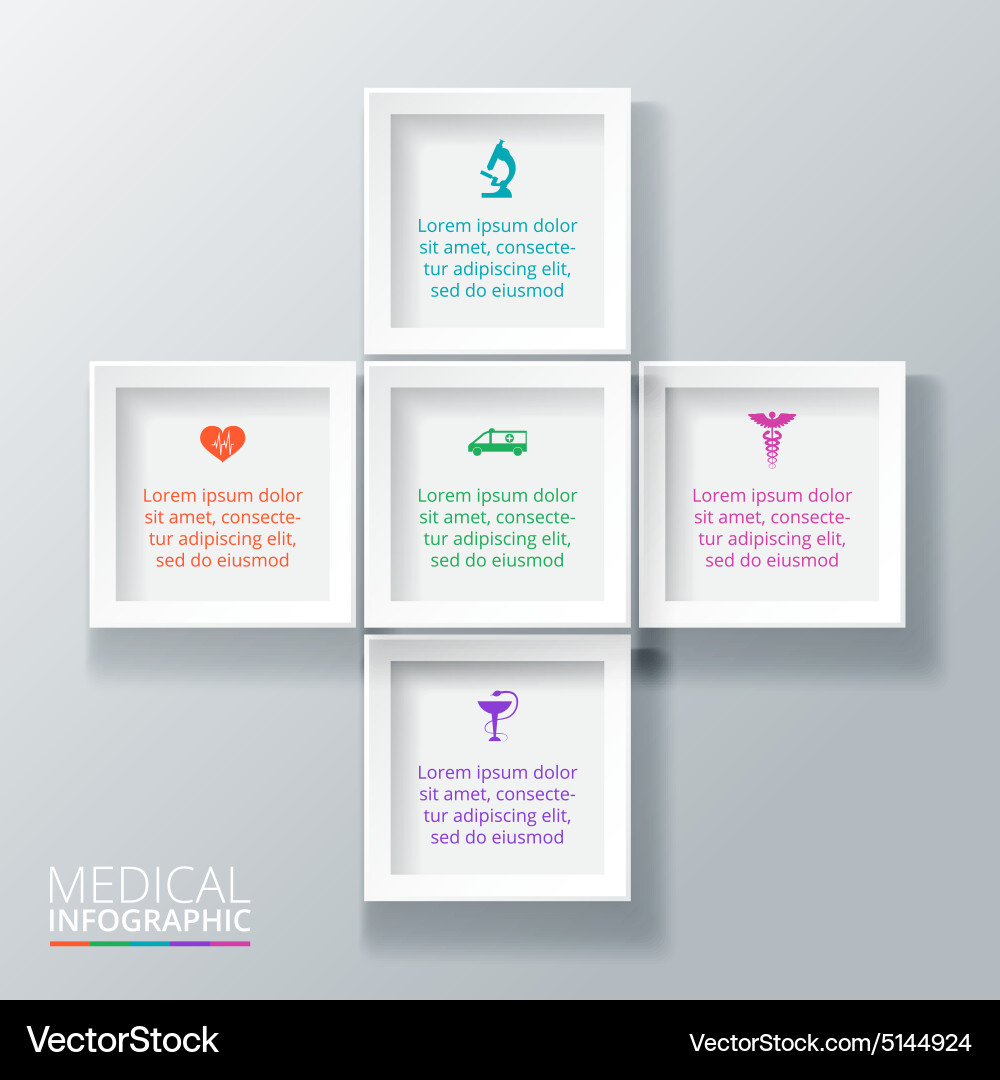 Plus Zeichen Infografik Lizenzfreies Vektorbild