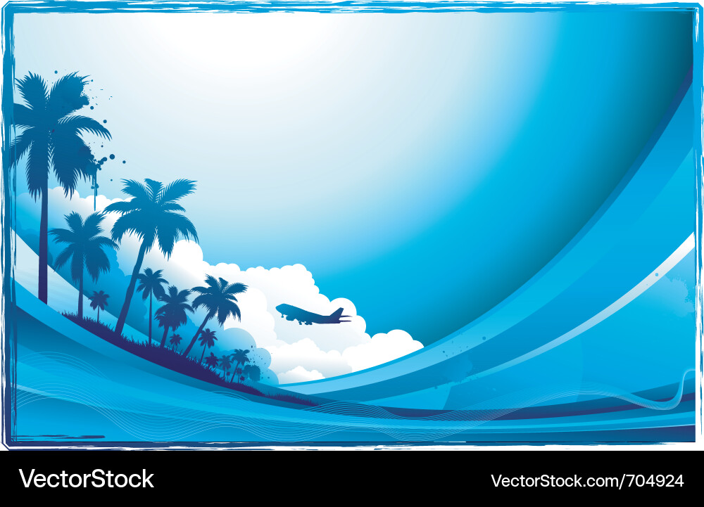 Tropical background Royalty Free Vector Image - VectorStock