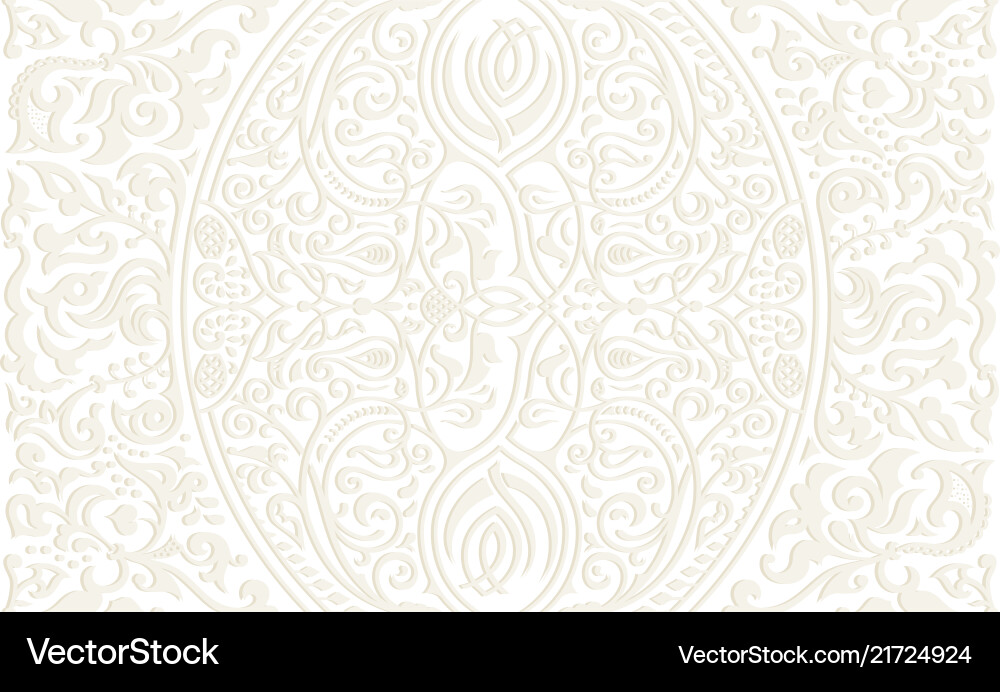 Victorian Gold Ornate Pattern Royalty Free Vector Image