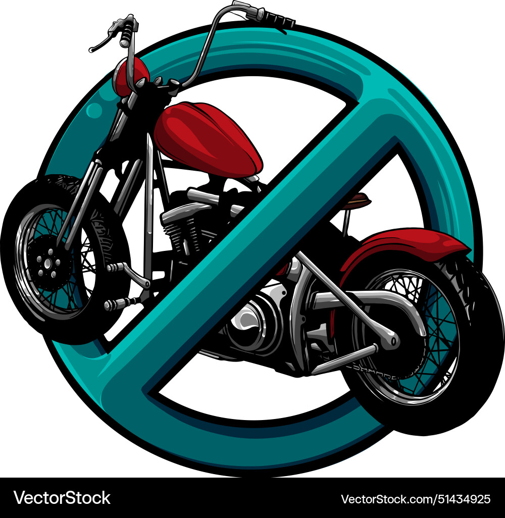 Custom motorcycle chopper Royalty Free Vector Image