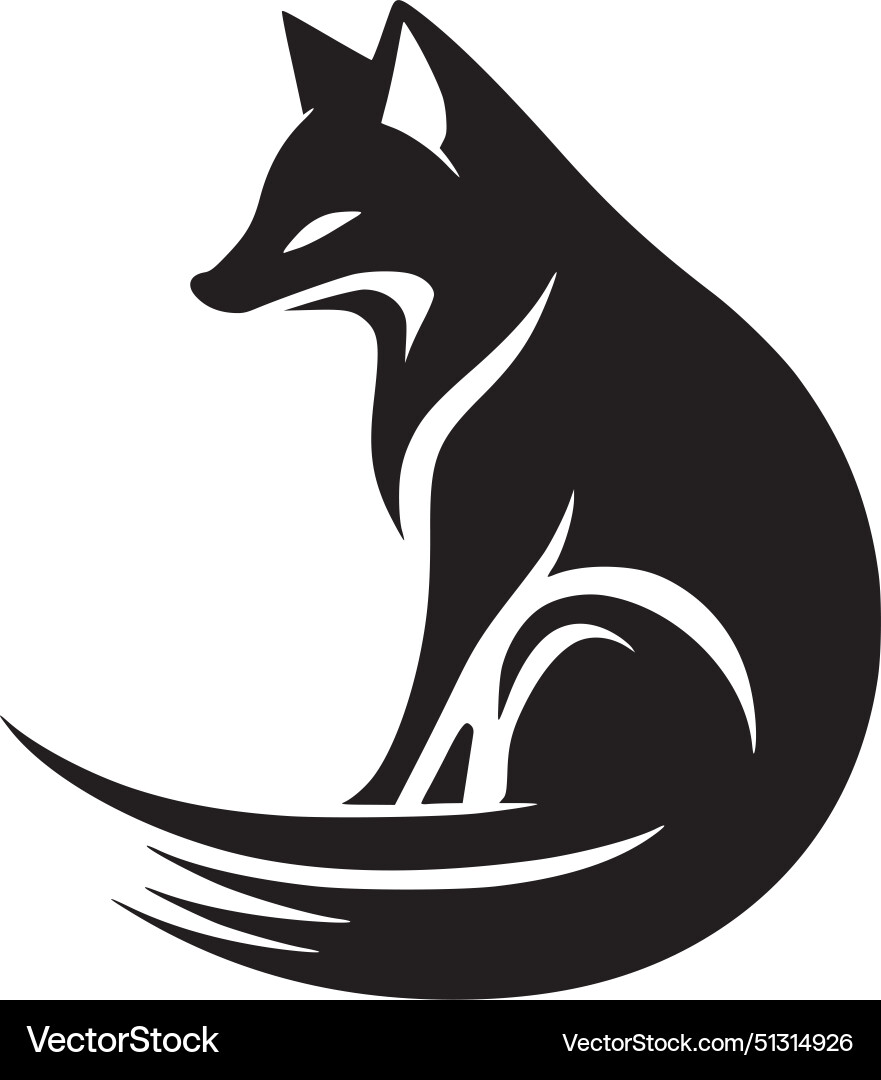 Fox - high quality logo - ideal for t-shirt Vector Image