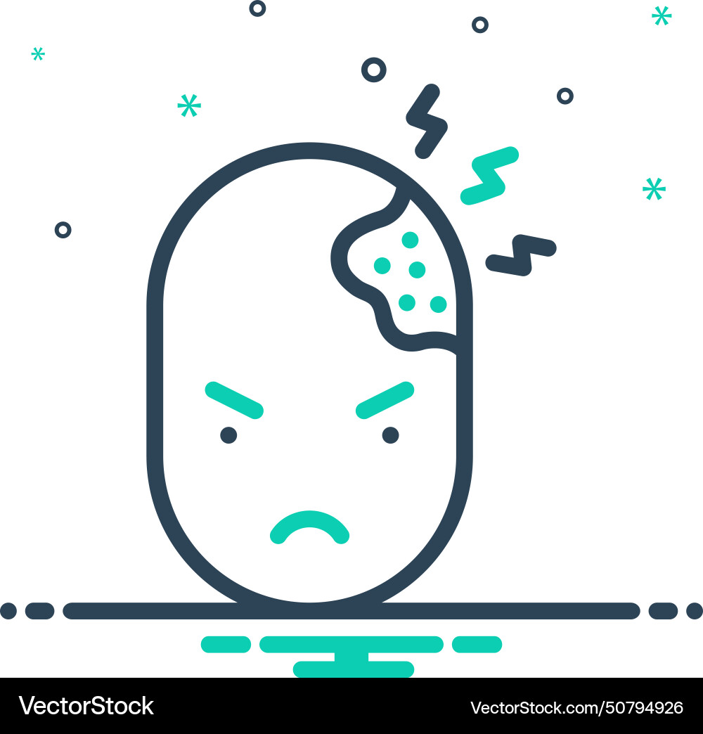 Irritation Royalty Free Vector Image - VectorStock
