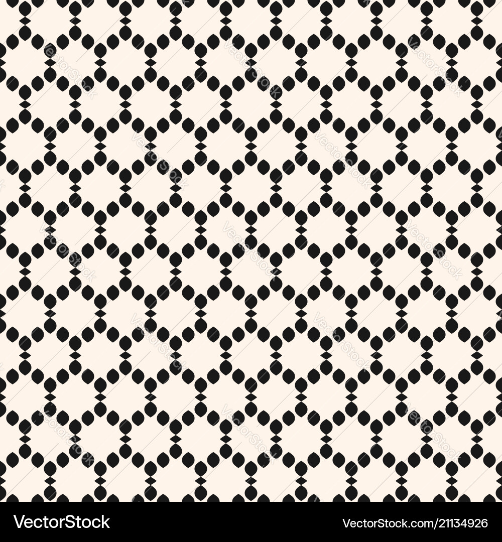 Seamless pattern with small shapes hexagones Vector Image