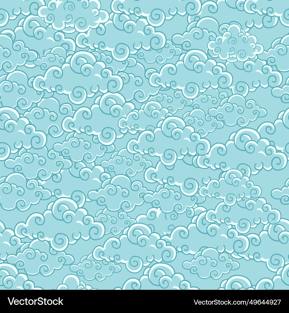 Abstract cloud in the sky pattern background Vector Image