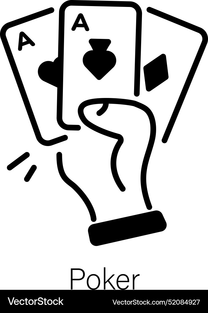 Poker Royalty Free Vector Image - VectorStock