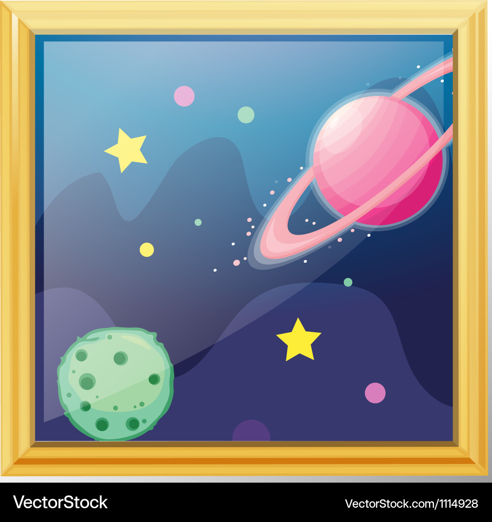 Planets cartoon Royalty Free Vector Image - VectorStock