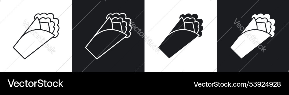 Shawarma icon Royalty Free Vector Image - VectorStock