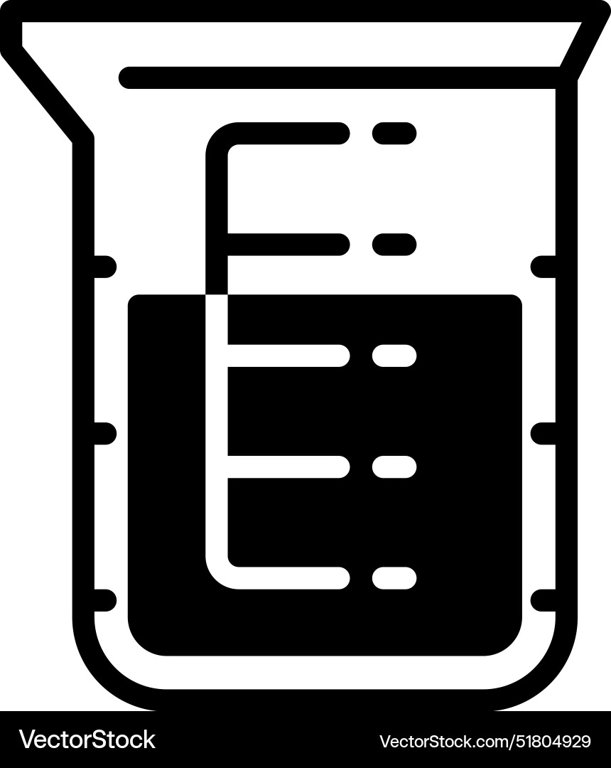 Beaker Royalty Free Vector Image - VectorStock