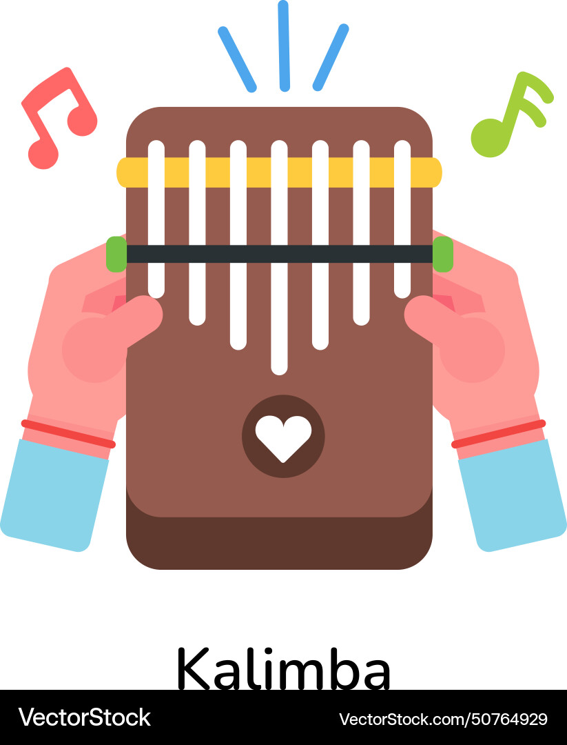 Kalimba Royalty Free Vector Image - VectorStock