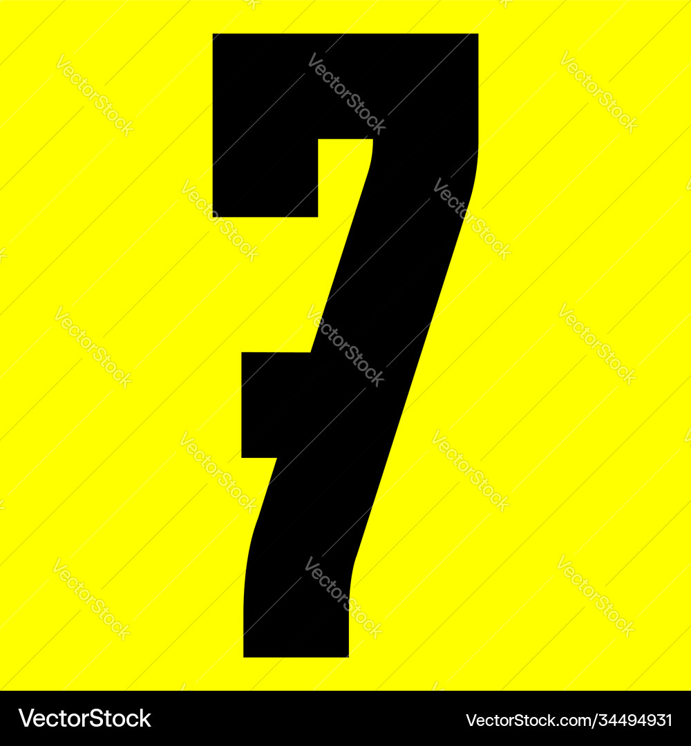 Dark modern font trendy alphabet black number Vector Image