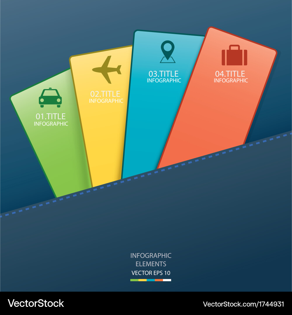 Infographic card Royalty Free Vector Image - VectorStock