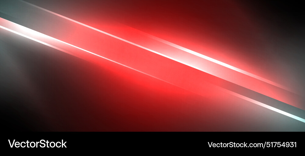 Neon dynamic diagonal light rays background Vector Image