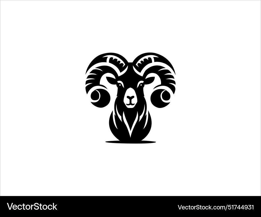 Ram logo design Royalty Free Vector Image - VectorStock