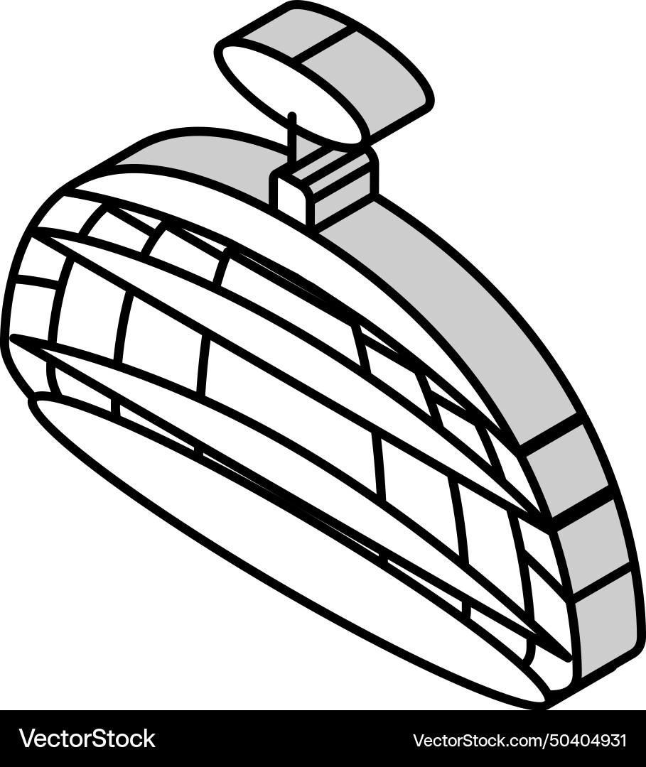 Room lamp ceiling isometric icon Royalty Free Vector Image