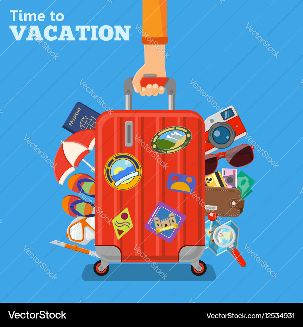 Hand Baggage Vector Images (over 9,500)