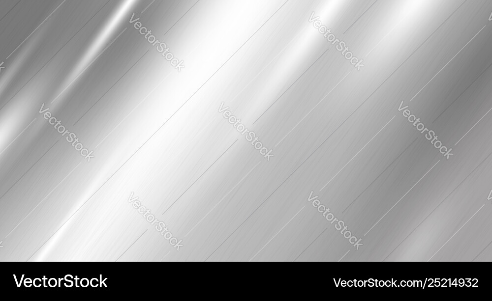Metallic Silver Texture Background Royalty Free Vector Image