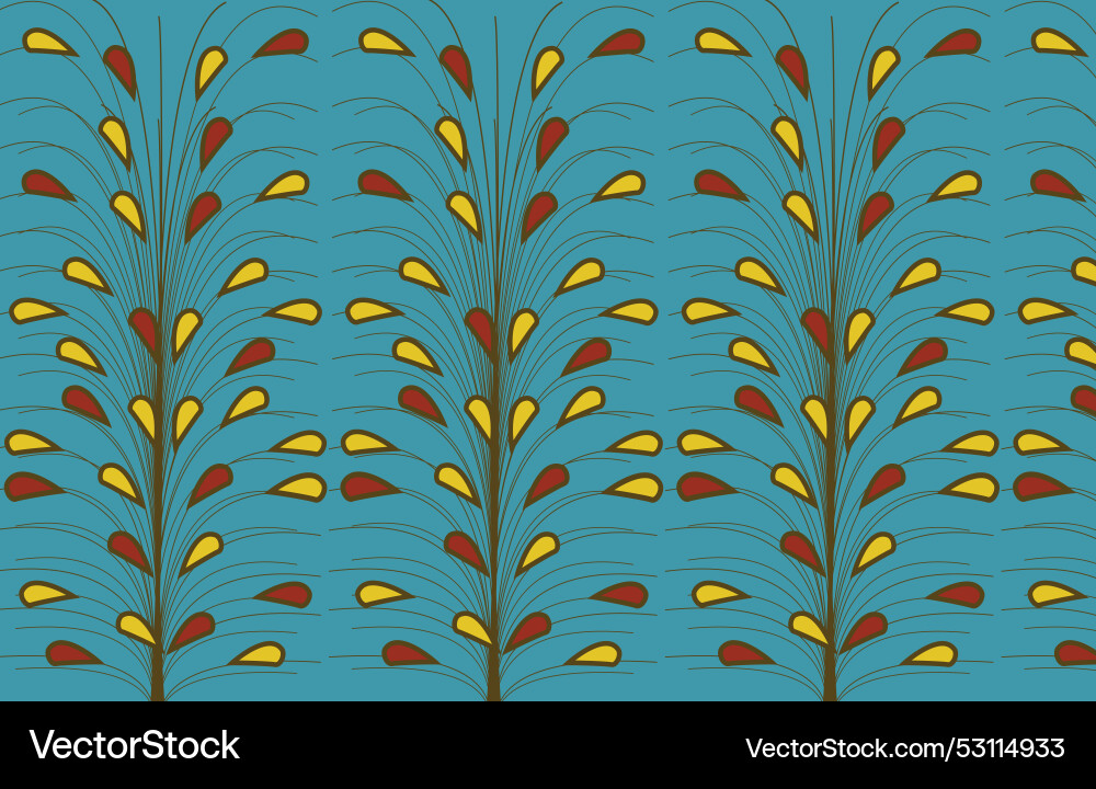 African graphic wallpaper background in tribal Vector Image