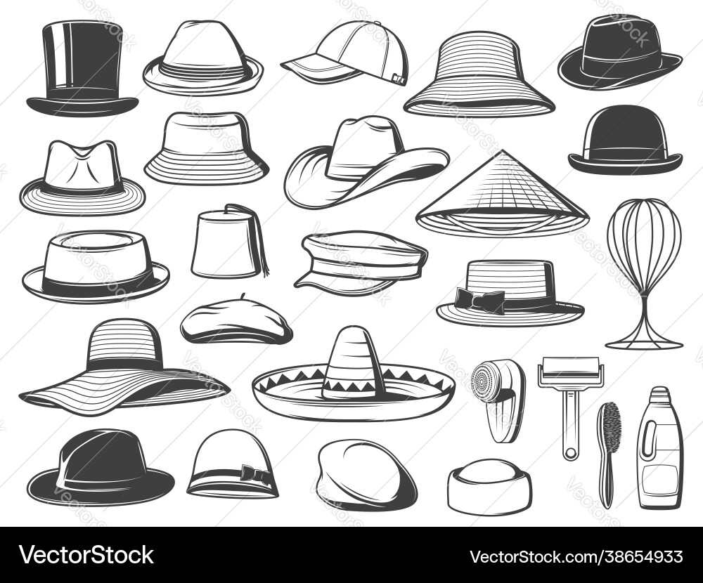 Bowler Derby Mens Hat Vector Images (99)