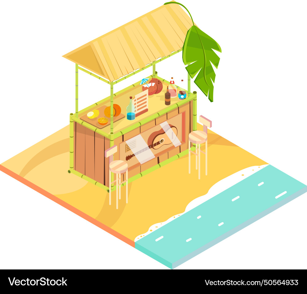 Tropical rest icon Royalty Free Vector Image - VectorStock