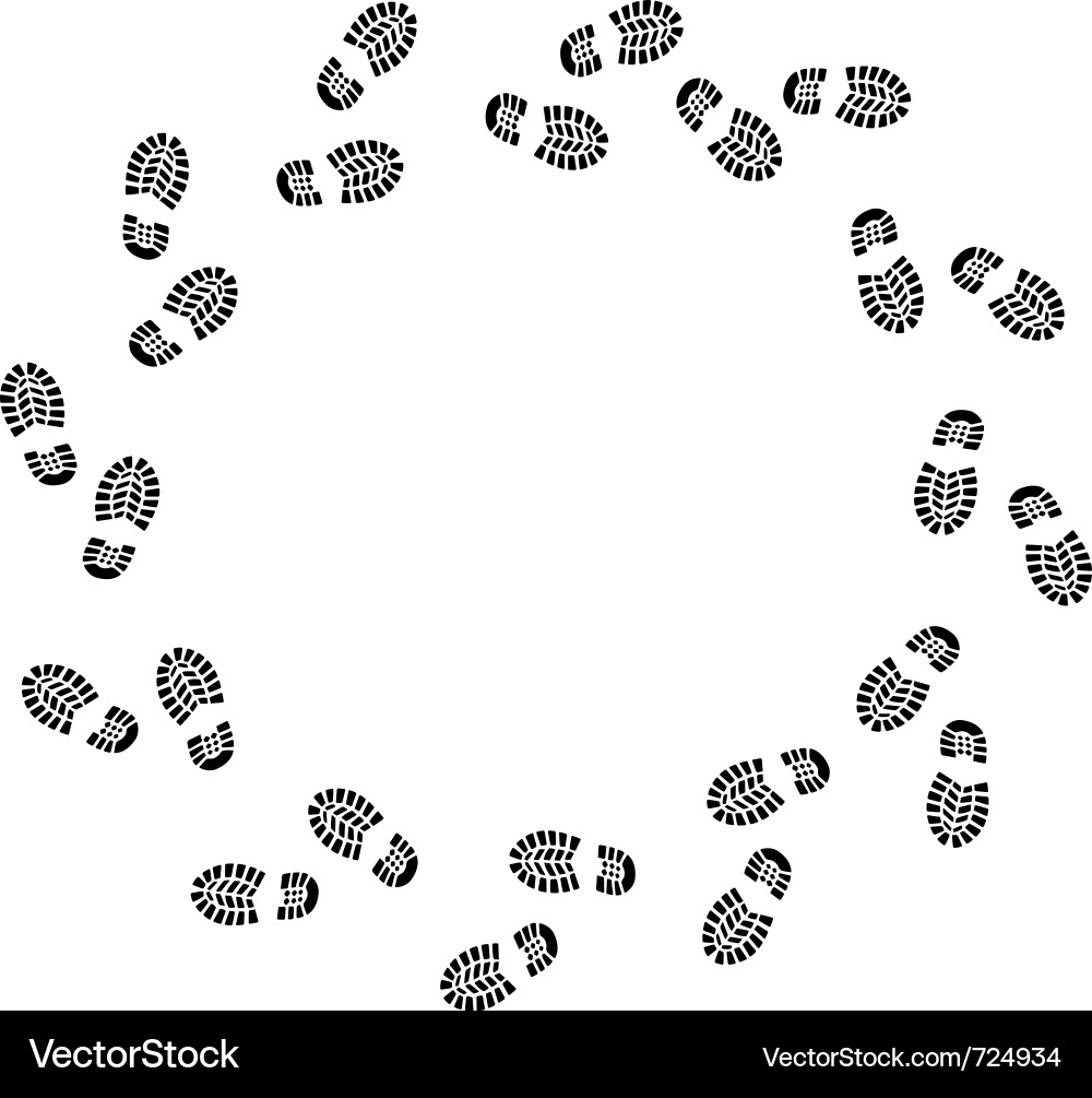 Walk around Royalty Free Vector Image - VectorStock