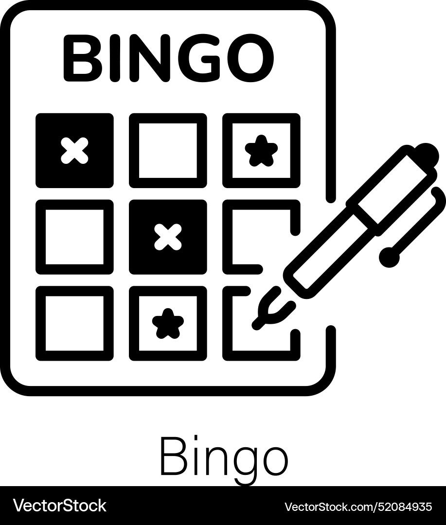 Bingo Royalty Free Vector Image - VectorStock