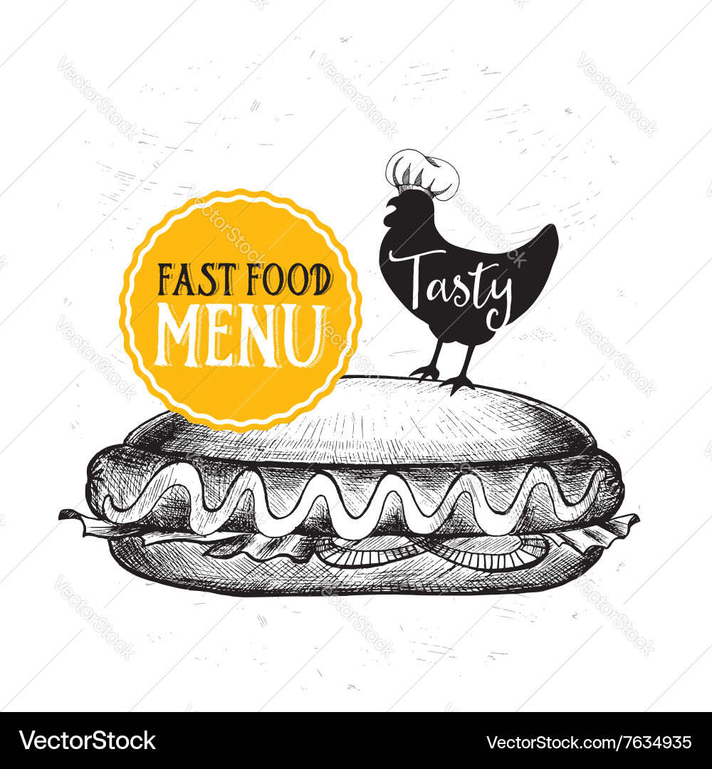 Restaurant cafe menu template design Royalty Free Vector