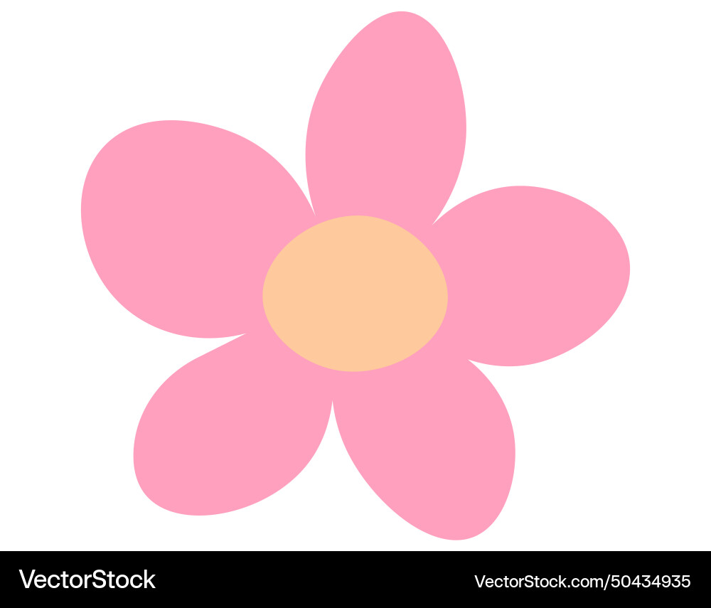 Spring flower the florid landscape was testament Vector Image