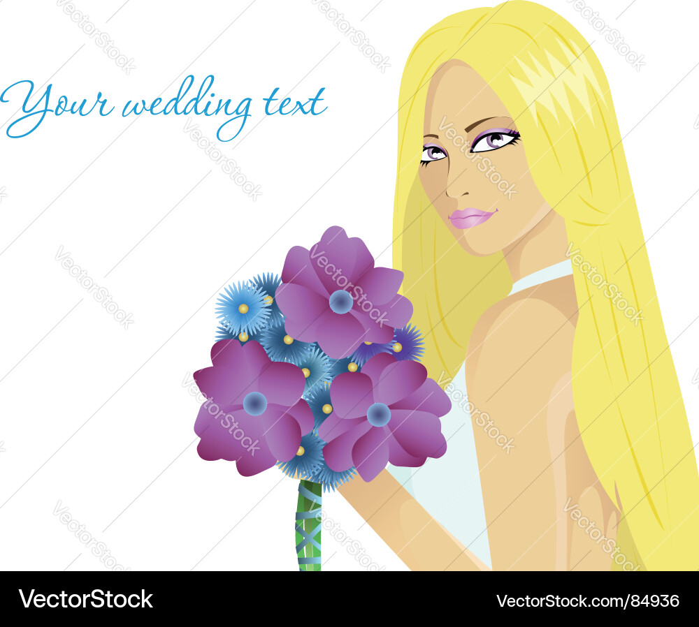 Bride Royalty Free Vector Image - VectorStock
