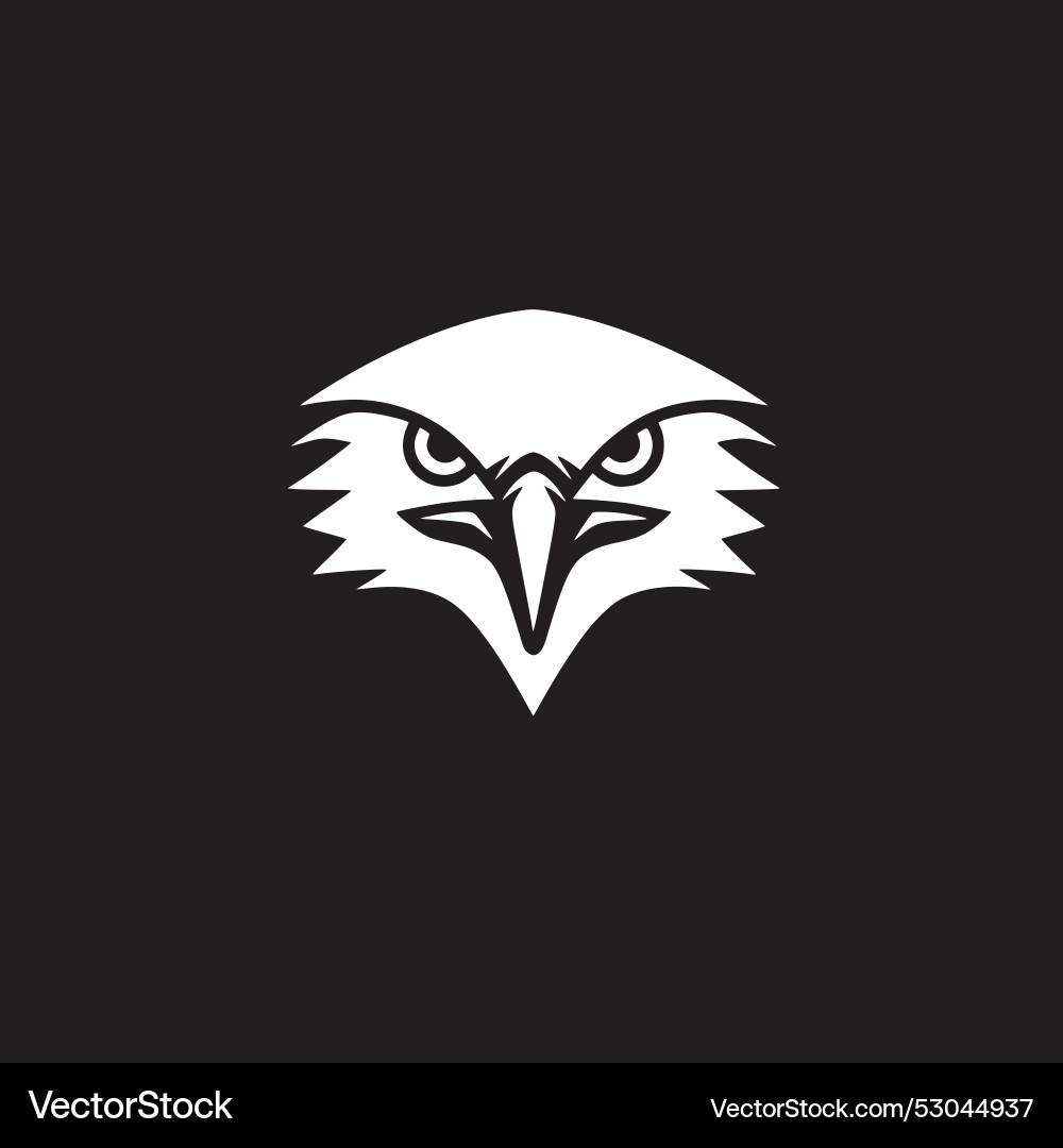 Eagle - minimalist and simple silhouette Vector Image