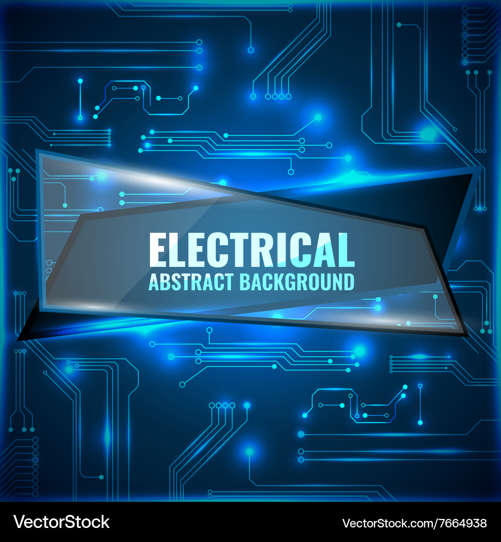 Electrical Spark Abstract Background Royalty Free Vector