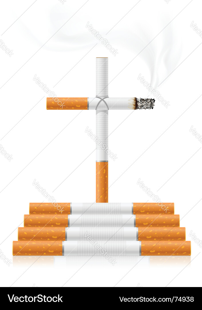 Stop smoking concept Royalty Free Vector Image