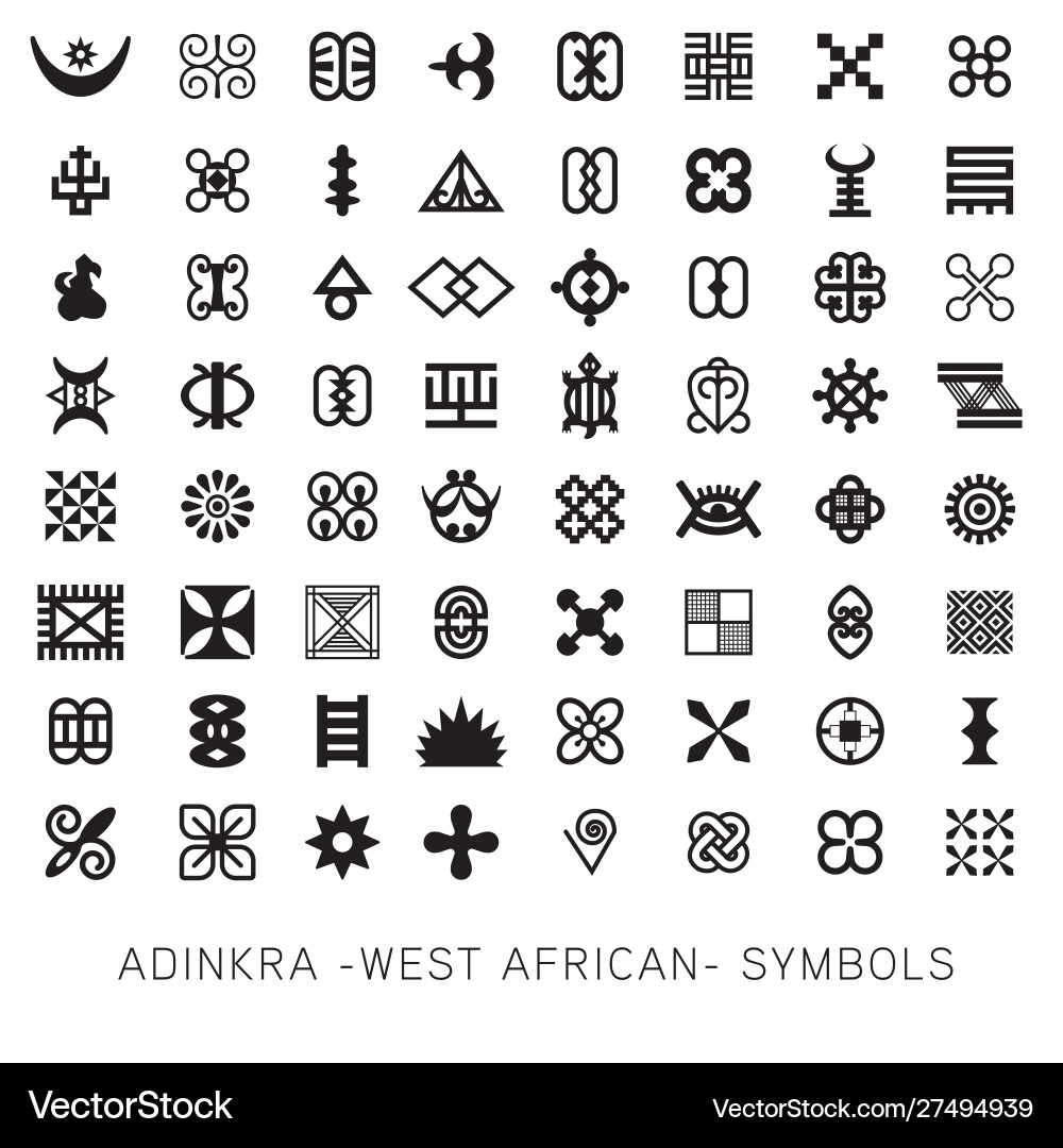 Afrikanische Adinkra-Symbole Vector Images (über 540)