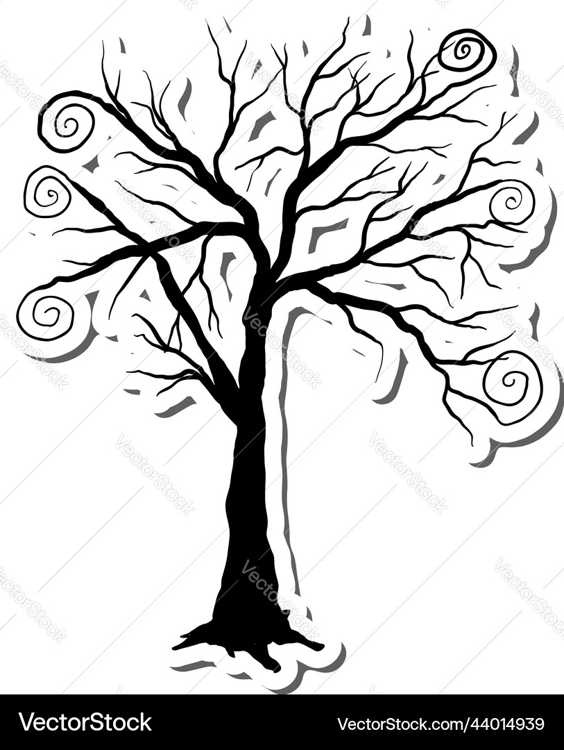 Gothic Tree Drawings