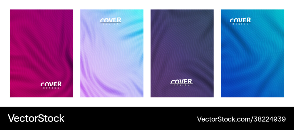 Luxury silk fabric cover design Royalty Free Vector Image