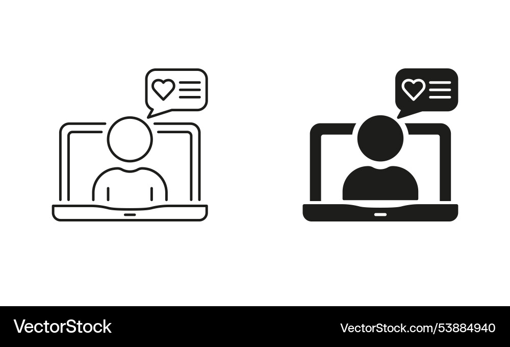 Comment feedback message sign online chat line Vector Image