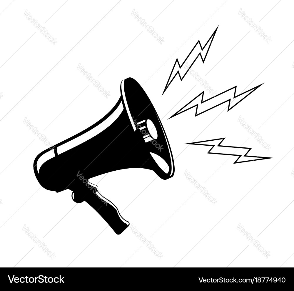 Megaphone Royalty Free Vector Image - VectorStock