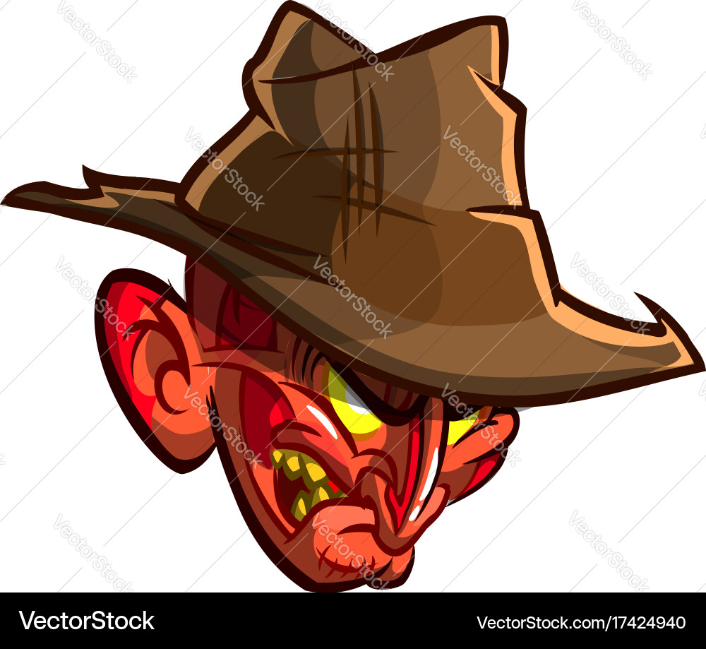 Scary Halloween Monster Royalty Free Vector Image