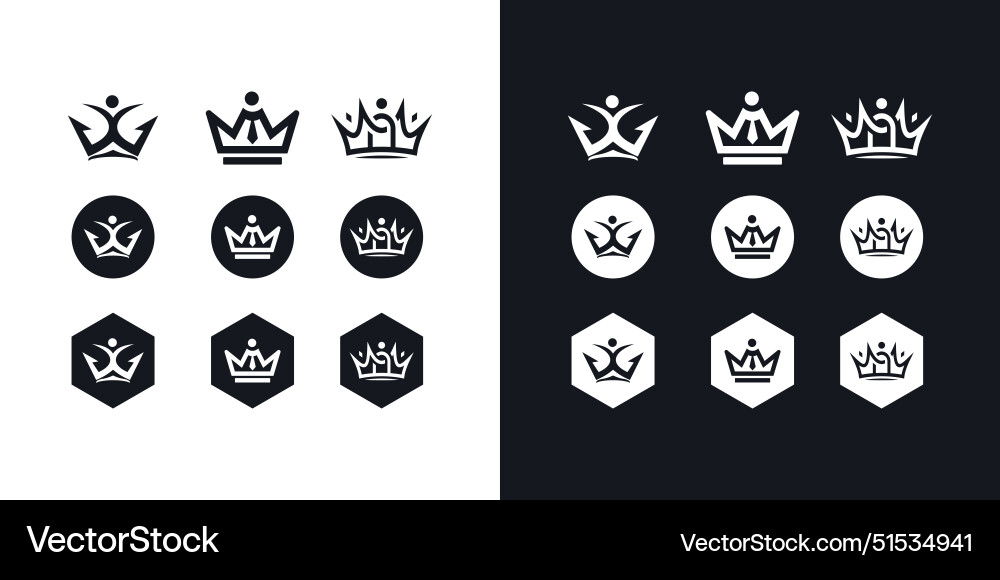 33 kingpeople Royalty Free Vector Image - VectorStock