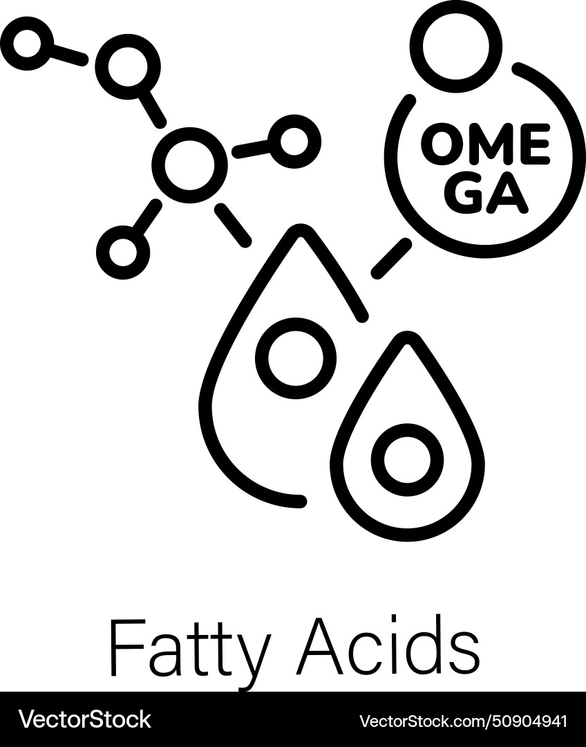 Fatty acids Royalty Free Vector Image - VectorStock